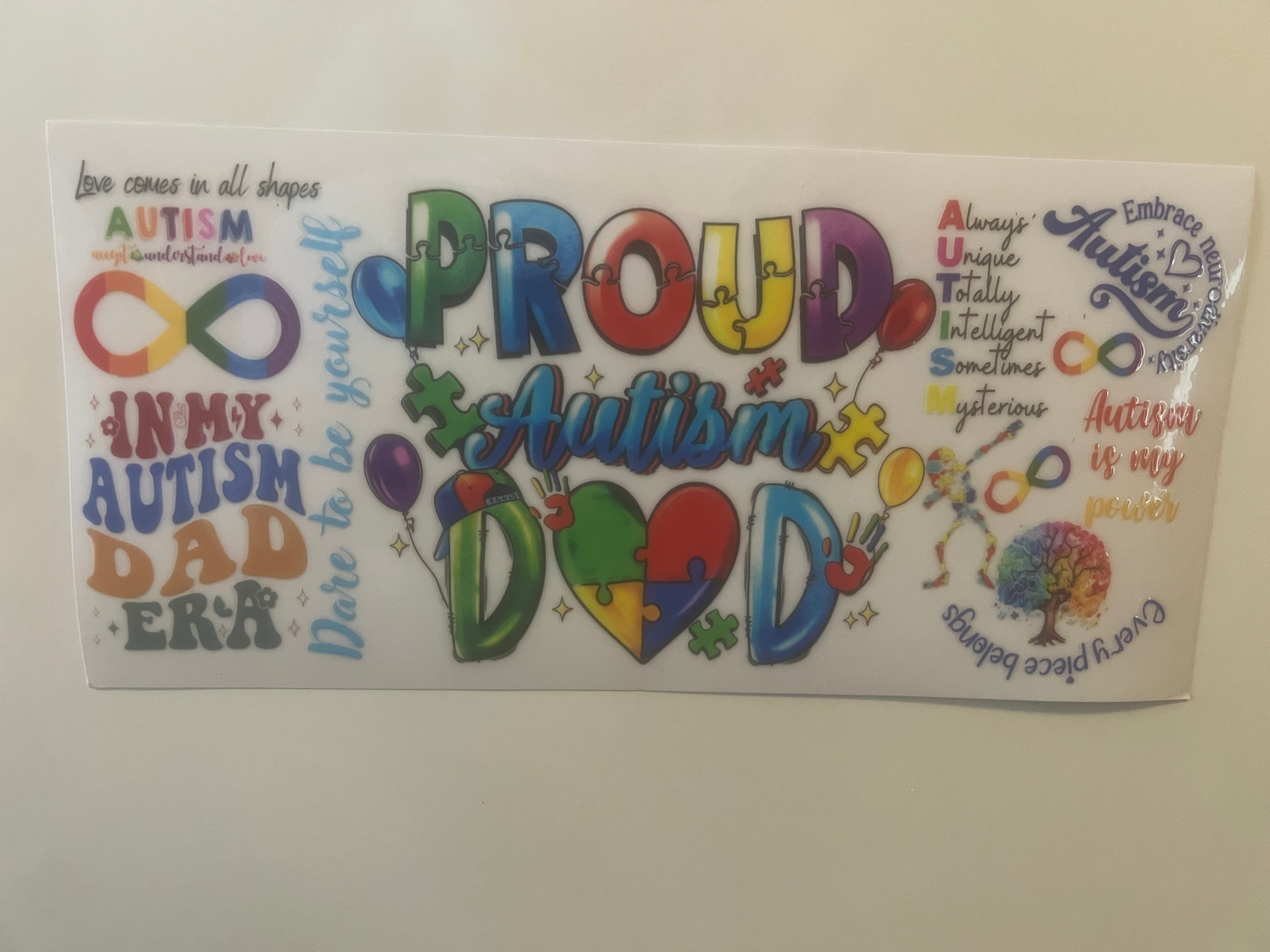 Autism dad wrap - exclusive – House of Wraps