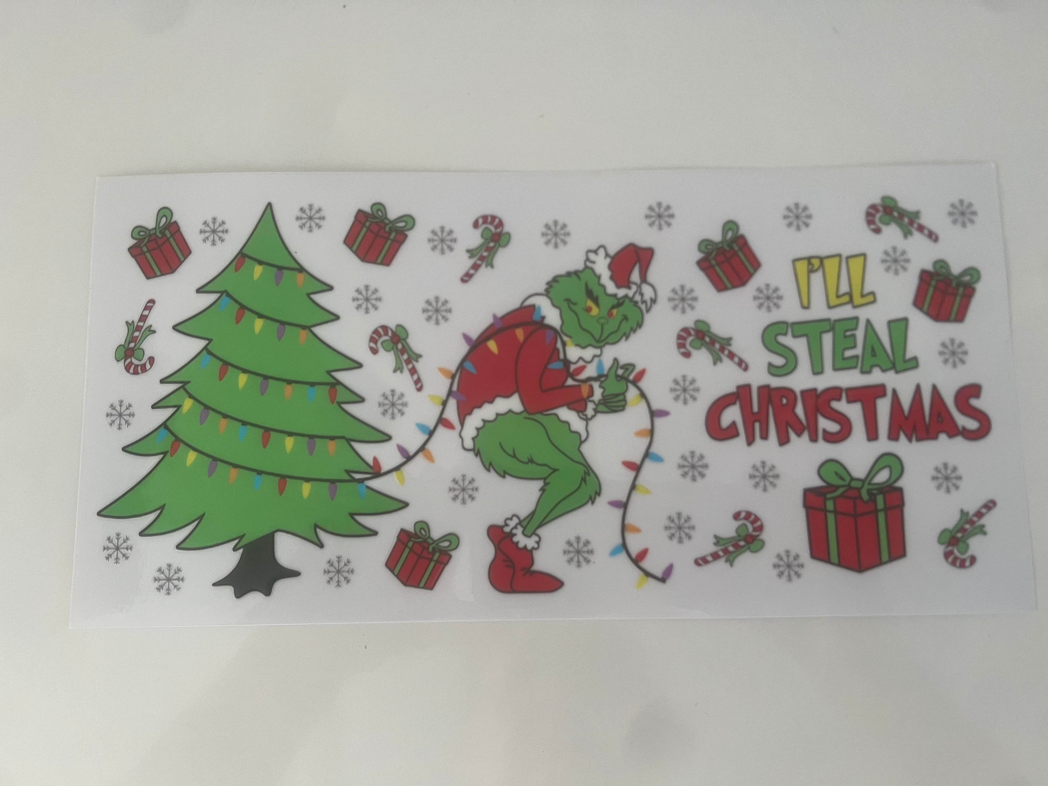 Grinch “I’ll steal Christmas” wrap 1442 – House of Wraps