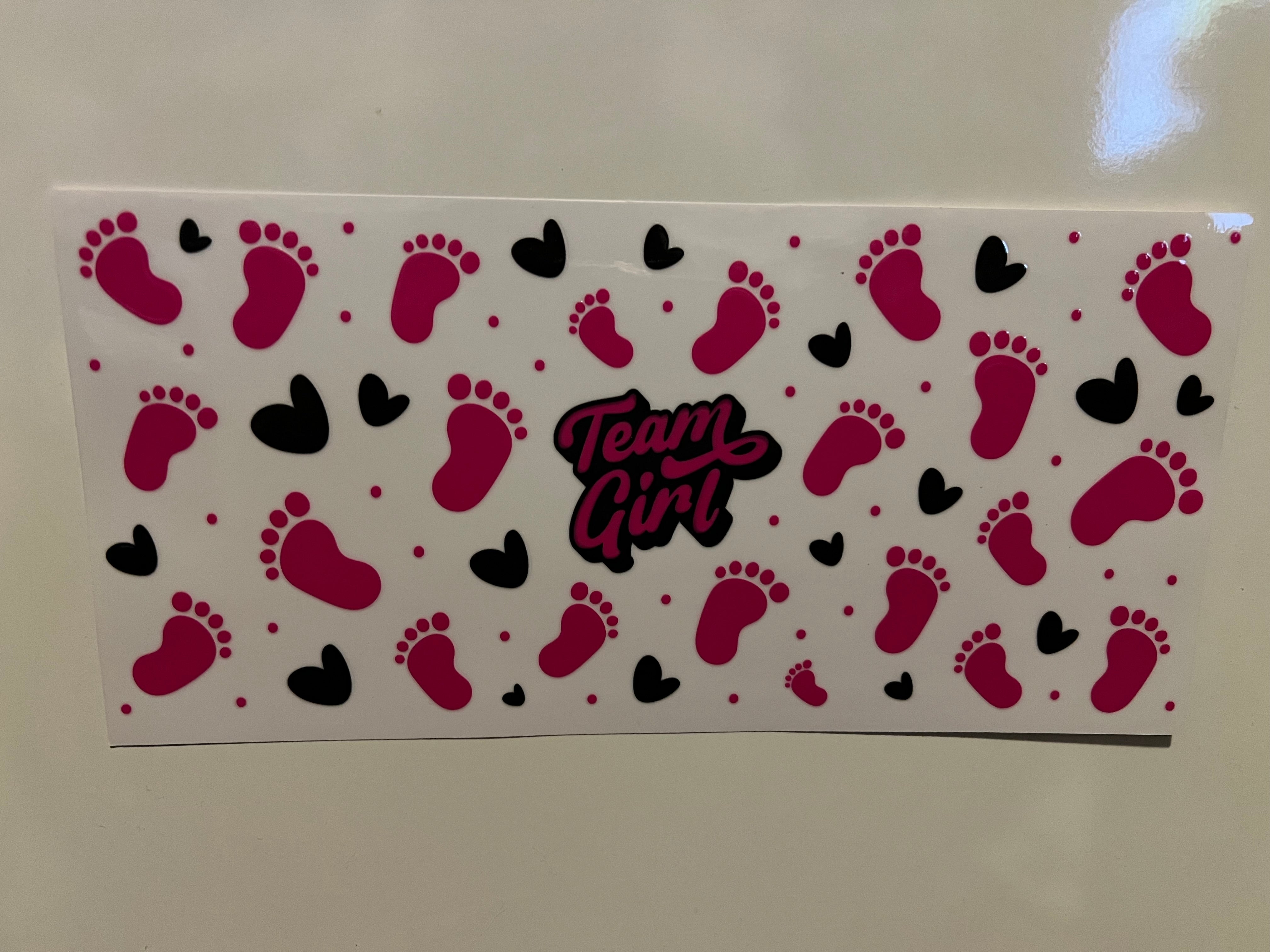 Team girl gender reveal wrap (LE) – House of Wraps